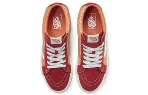 VANS Mid-top Casual Skate Shoes - Orange/red