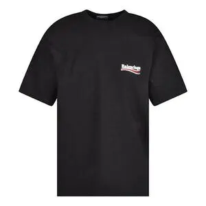 Balenciaga Political Campaign T-shirt Large Fit - Black