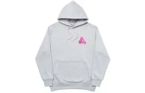 PALACE Graphic Print Hoodie - Grey