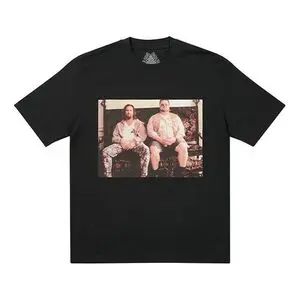 PALACE Dude T-shirt Short Sleeve, Round Neck - Black