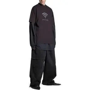 Balenciaga Lo_ve T-shirt - Black/grey