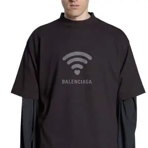 Balenciaga Lo_ve T-shirt - Black/grey