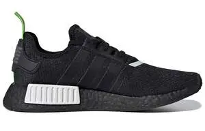 Adidas Nmd_r1 "black Signal Green" Sneakers - Black/volt