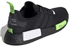 Adidas Nmd_r1 "black Signal Green" Sneakers - Black/volt
