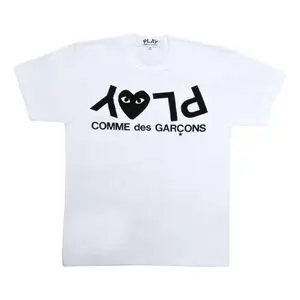 Play Comme Des Garcon Logo T-shirt - White