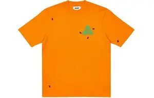 PALACE Short Sleeve T-shirt With Graphic Print - Orange