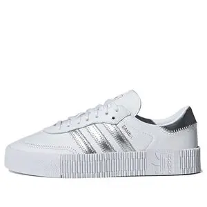 Adidas Sambarose Platform Sneakers - White