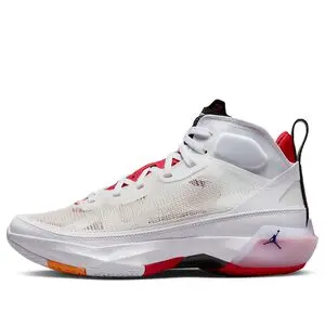 JORDAN Air 37 "hare" High Top Sneakers - White/red