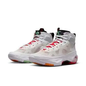 JORDAN Air 37 "hare" High Top Sneakers - White/red