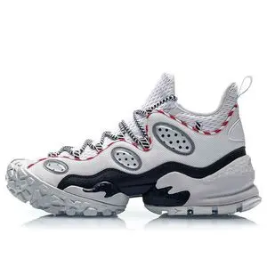 LI-NING Countflow Monster Eye Mid-top Sneakers - White/red