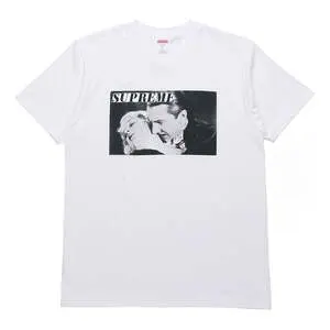 Supreme Ss19 Bela Lugosi Tee Vampire Printing Short Sleeve - White
