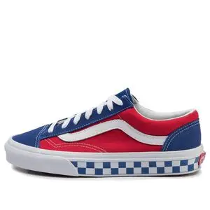 VANS Vans Style 36 BMX Checkerboard Low Top Sneakers Red/blue/white