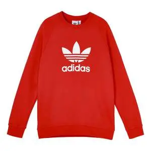 Adidas Originals Trefoil Crew Pullover - Red