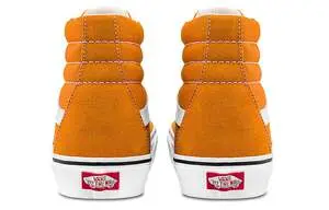 VANS Sk8-hi High Top Sneakers - Orange/white