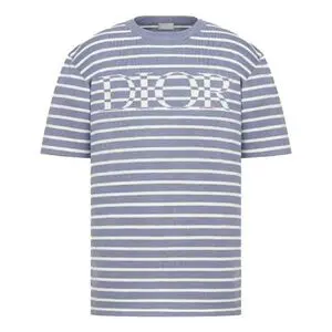 Dior Material Stripe Short Sleeve