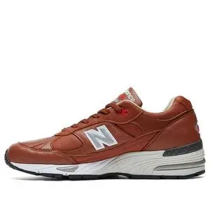 NEW BALANCE New Balance 991 Made In England 'elite Gent Pack - Burnt Orange' Dark Brown