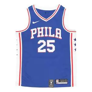 Nike Philadelphia 76ers Ben Simmons Icon Edition Swingman Basketball Jersey - Blue