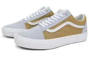 VANS Old Skool Platform Sneakers - White/brown