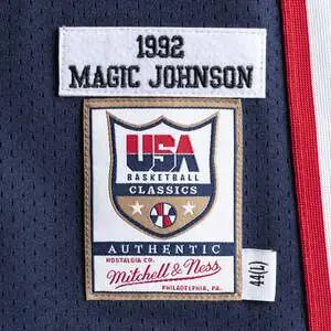 Mitchell & Ness Team Usa 1992 Magic Johnson Basketball Jersey - Navy