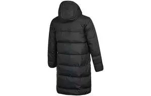 Nike Logo Mid-length Sports Hooded Down Jacket