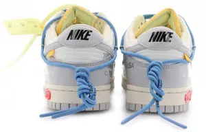 Nike X Off-white Dunk Low "the 50" Collection Lot 05 - Gray/white