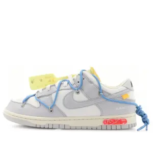 Nike X Off-white Dunk Low "the 50" Collection Lot 05 - Gray/white