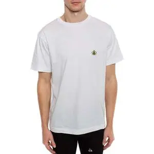 Dior X Kaws Crossover Logo Short Sleeve T-shirt