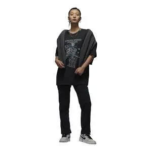 JORDAN Oversized Graphic T-shirt - Off Noir
