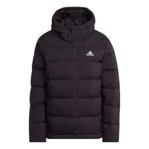 Adidas Helionic Hooded Down Jacket - Black