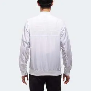 Adidas Neo Solid Color Casual Zipper Aviator Jacket