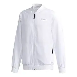 Adidas Neo Solid Color Casual Zipper Aviator Jacket - Default Color
