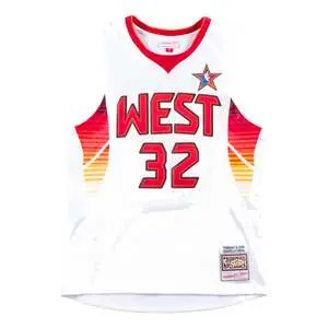 Mitchell & Ness Shaquille O'Neal 32 "West" 2009 NBA All-Star Swingman Jersey White/red