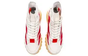 LI-NING High Top Lace-up Lug Sole Sneakers