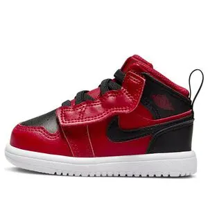 JORDAN 1 Mid Alt 'reverse Bred' Sneakers - Red/black