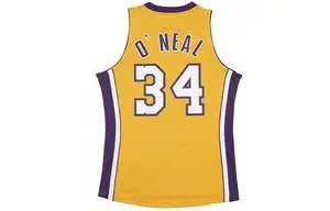 Mitchell & Ness 99-00 Lakers O'neal Retro Jersey
