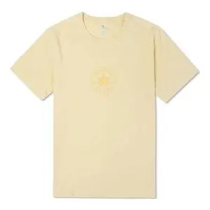 CONVERSE Tonal Chuck Taylor All Star Patch Graphic T-shirt Asia Sizing - Yellow