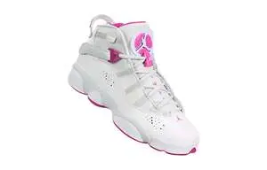 JORDAN 6 Rings "platinum Fuchsia - Grey