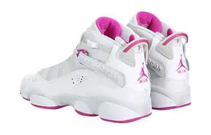 JORDAN 6 Rings "platinum Fuchsia - Grey