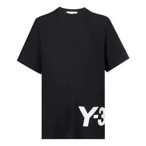 Adidas Y-3 Ch1 Short Sleeve Large Logo Tee - Black