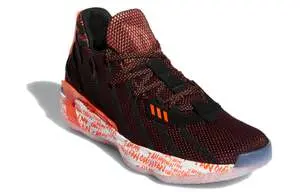 Adidas Dame 7 "i Am My Own Fan 2kday" High Top Sneakers - Black/orange/white