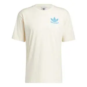 Adidas Originals Happy Earth T-shirt 'non Dyed - White/blue