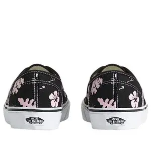 VANS Authentic Floral Sneakers - Black/pink