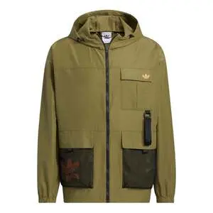 Adidas Originals Logo Print Hooded Jacket - Default Colorway