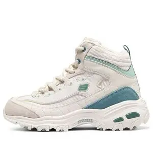 Sketchers Dlites 1.0 High Top Sneakers - White/blue