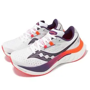 Saucony Endorphin Speed 4 Athletic Sneakers - White/violet