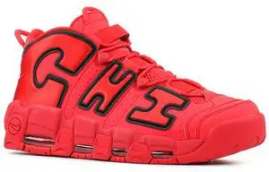 Nike More Uptempo Qs 'chicago' Sneakers - Red/red