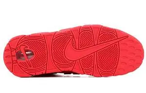 Nike More Uptempo Qs 'chicago' Sneakers - Red/red