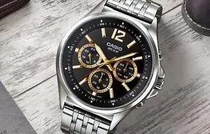 Casio Analog Stainless Steel Watch With Dial