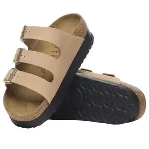 BIRKENSTOCK Florida Flex Platform Sandals - Sandcastle