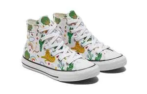 CONVERSE Chuck Taylor All Star High Top Sneakers - White/green
